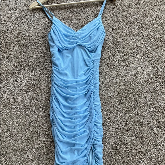 privy | Dresses | Privy Light Blue Mini Dress | Poshmark